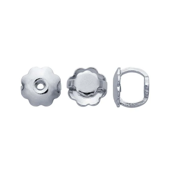 14K Gold 6.4mm Threaded Ear Nut - RioGrande