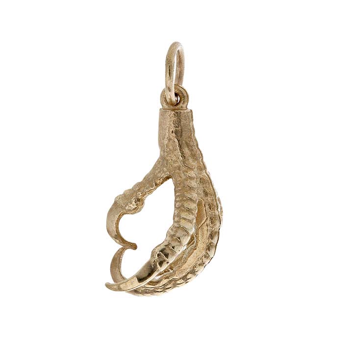 Bronze 3D Bird Talon Pendant - RioGrande