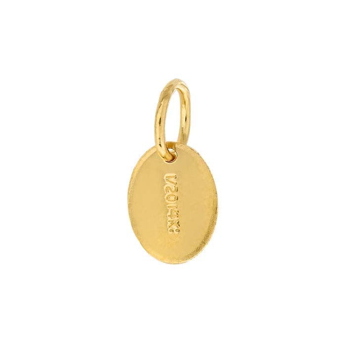 14/20 Yellow Gold-Filled 7.3 x 5.5mm Oval Tag - RioGrande