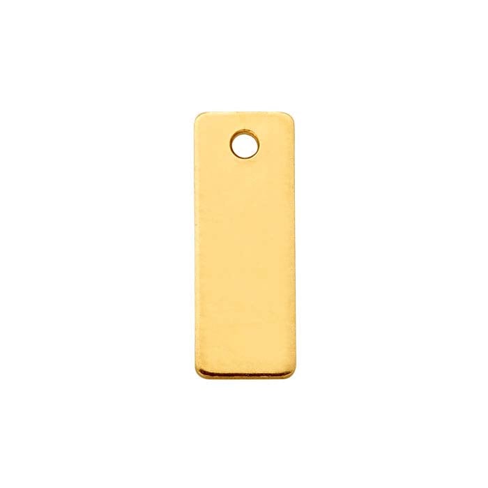 14/20 Yellow Gold-Filled 8 x 3mm Rectangle Tag - RioGrande