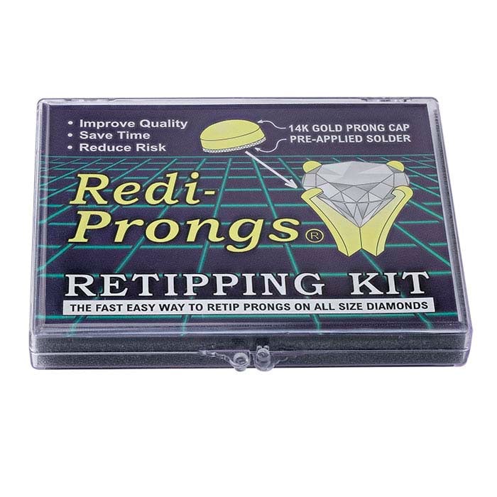 14K Yellow and White Gold Redi-Prongs Retipping Kit - RioGrande
