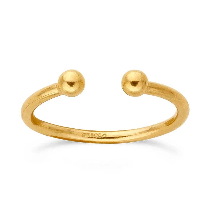 14/20 Yellow Gold-Filled Open Bead Ring - RioGrande