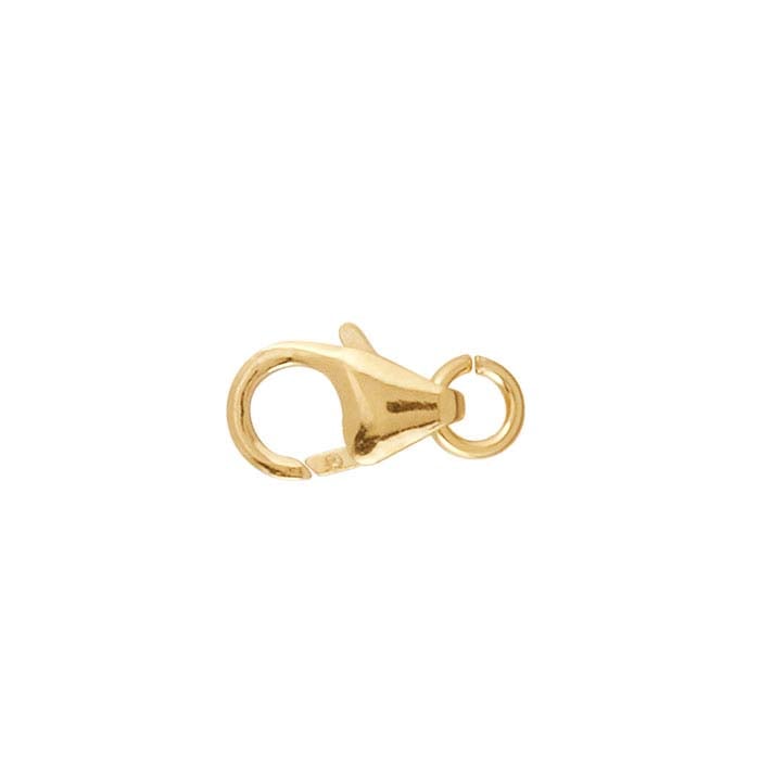 14K Yellow Gold Teardrop Lobster Clasp with Ring - RioGrande