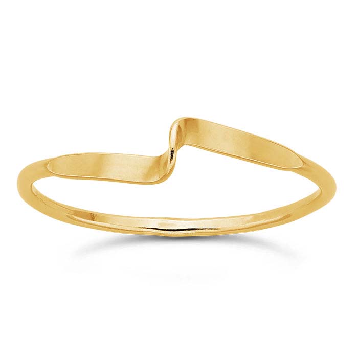 14/20 Yellow Gold-Filled 1mm Twist Stackable Ring - RioGrande