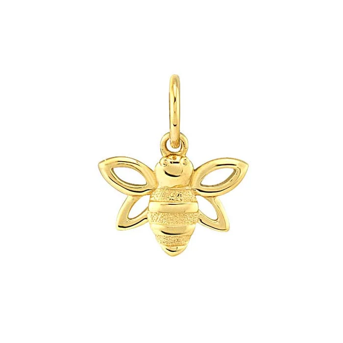 14K Yellow Gold Bee Charm - RioGrande