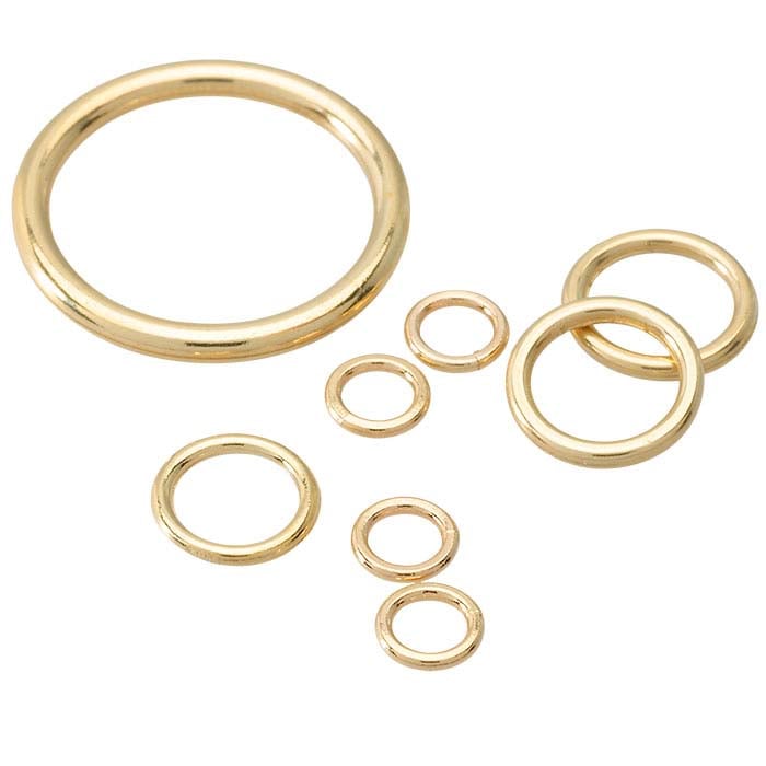 14K Yellow Gold Round Closed Ring - RioGrande