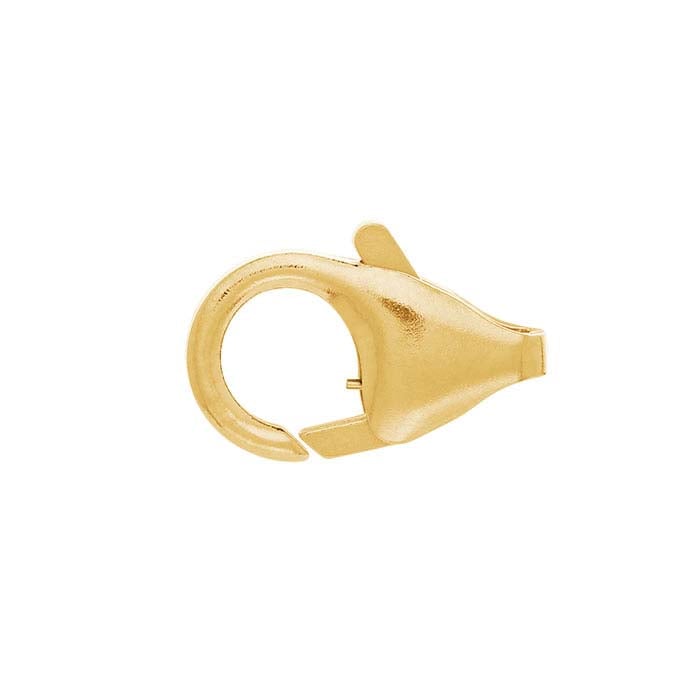 14K Yellow Gold 11.7mm Teardrop Lobster Clasp - RioGrande