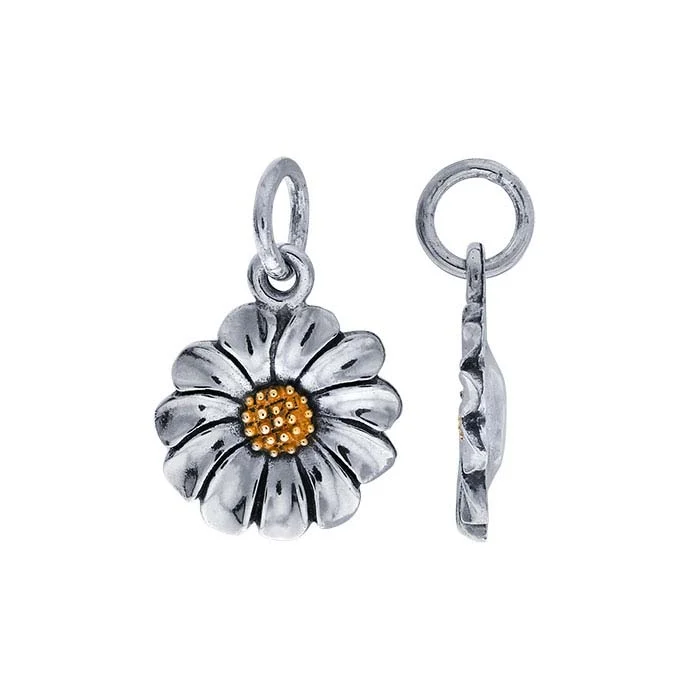 Sterling Silver Daisy Charm - RioGrande