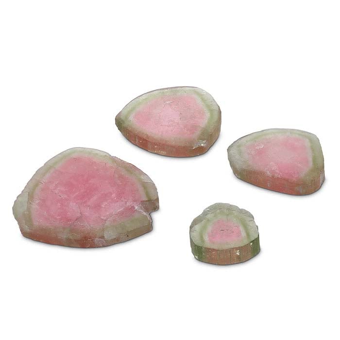 Pala King 8–11mm Watermelon Tourmaline Slice - RioGrande Pala King 8–11mm Watermelon Tourmaline Slice - RioGrande