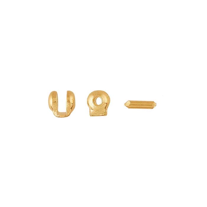 14K Yellow Gold Pin Joint with Rivet - RioGrande