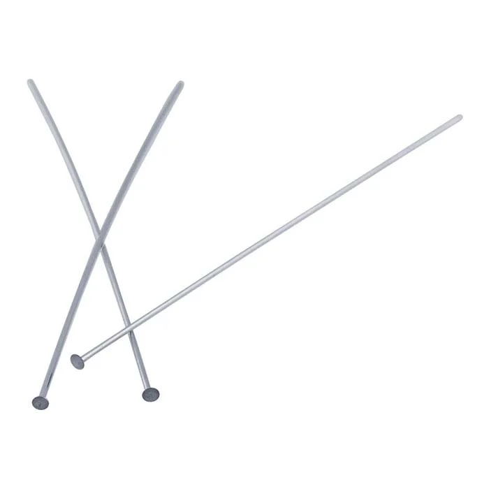 Stainless Steel Flat Head Pins, 1/2-Hard - RioGrande