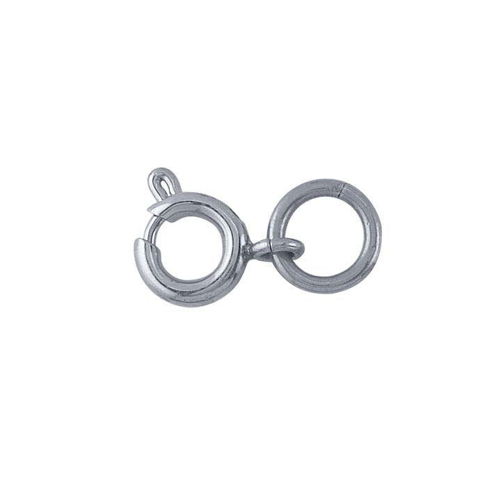 Stainless Steel Spring Ring Clasp with Attach Ring - RioGrande