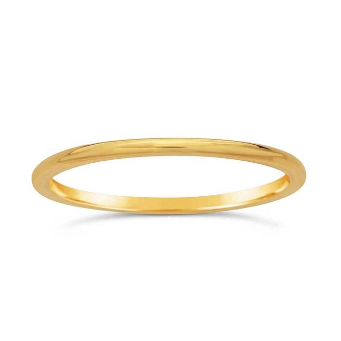 14K Yellow Gold Stackable Band - RioGrande