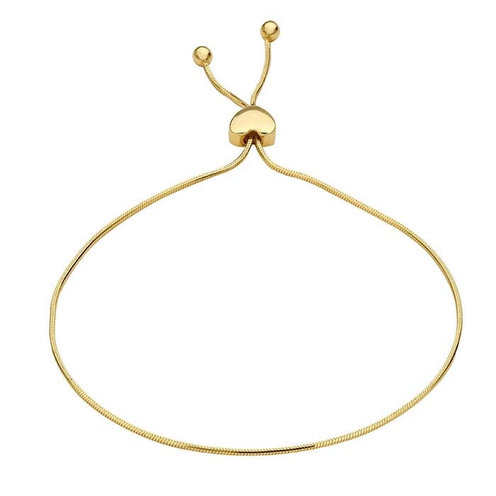 14K Yellow Gold Bracelet Adjustable RioGrande