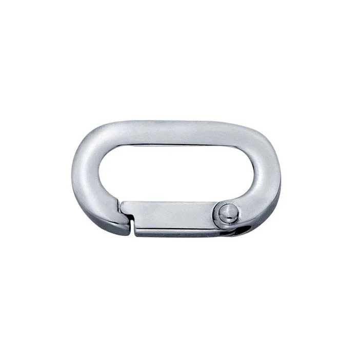 Stainless Steel Oval Push Clasp - RioGrande