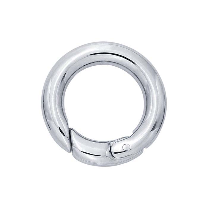 Stainless Steel Round Push Clasp - RioGrande