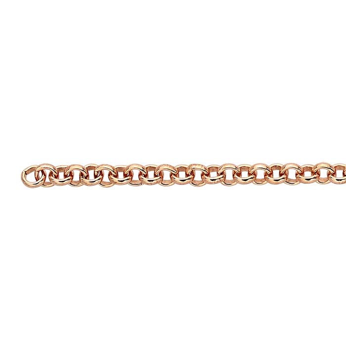 Copper 3.5mm Rolo Chain, 20-ft. Spool - RioGrande