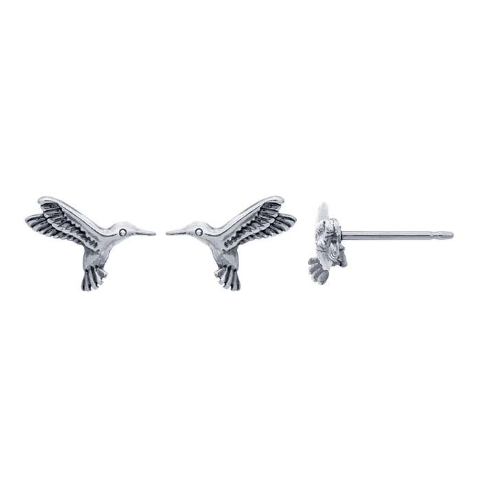 Sterling Silver Hummingbird Post Earring - RioGrande