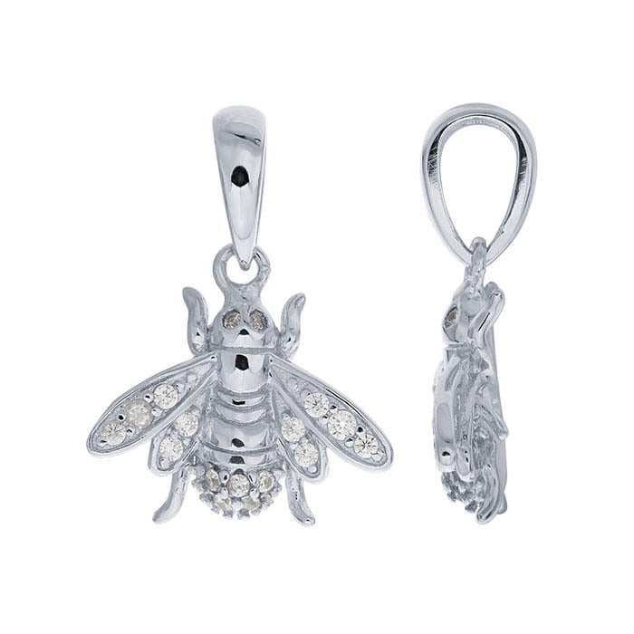 Sterling Silver Bee Charm - RioGrande