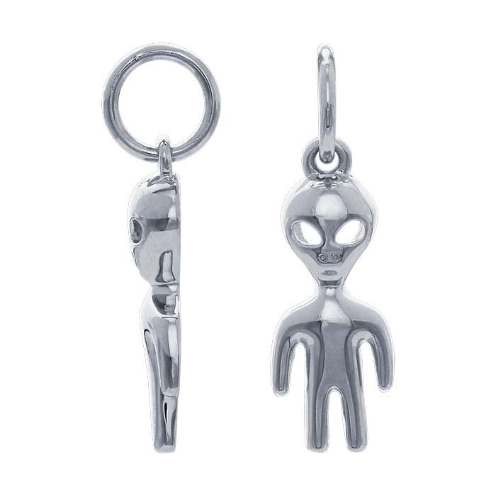 Sterling silver 3D Alien Body Pendant - RioGrande