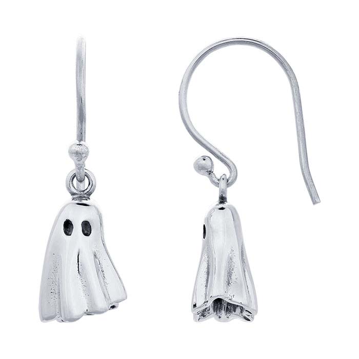 Sterling Silver Ghost Ear Wire Earrings - RioGrande