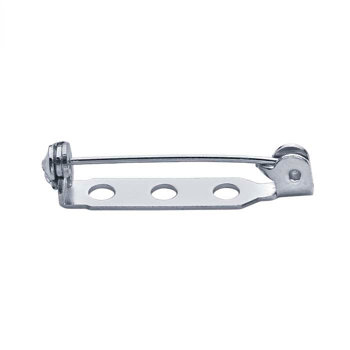 Steel Nickel-Finish 1" One-Piece Pin Back - RioGrande