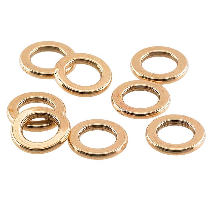 Bronze 4.8mm Flat Round Closed Ring - RioGrande