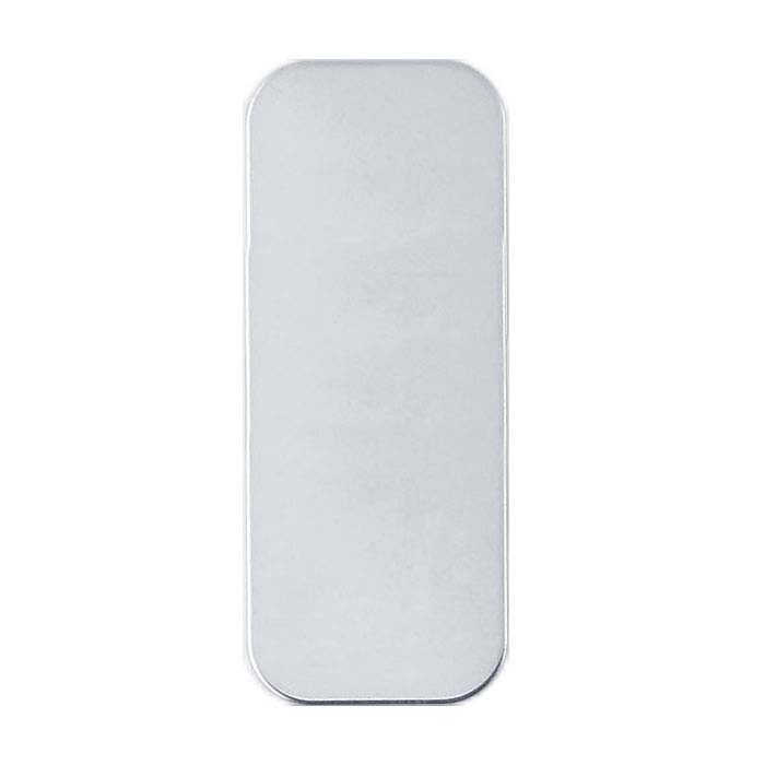 Sterling Silver 10 x 4mm Rounded Rectangle Stamping, 24-Ga., Soft ...