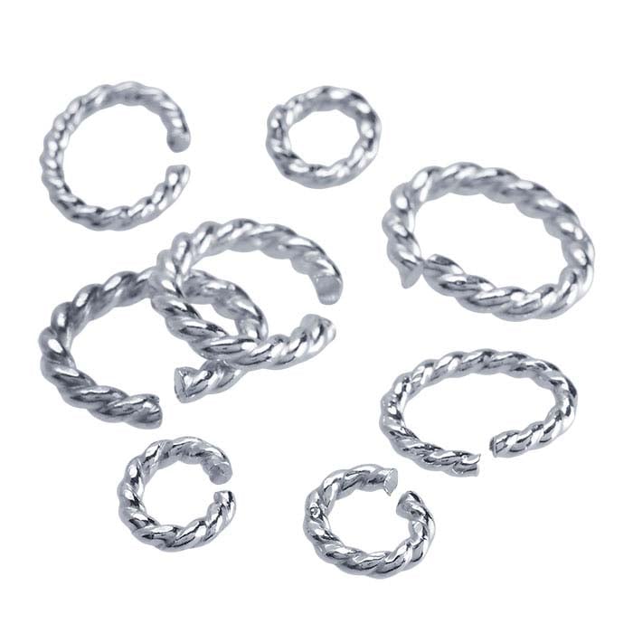 Sterling Silver Oval Twist-Wire Jump Ring - RioGrande