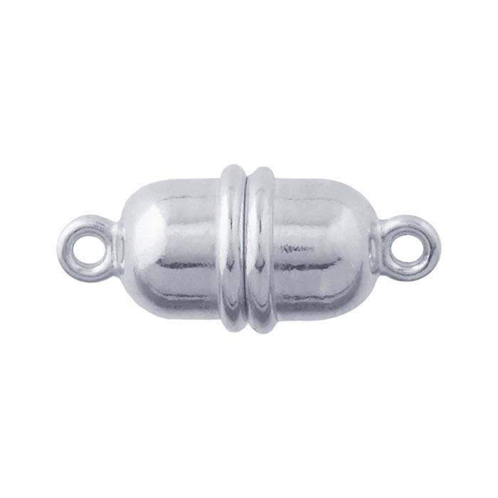 Sterling Silver Barrel Magnetic Clasp - RioGrande