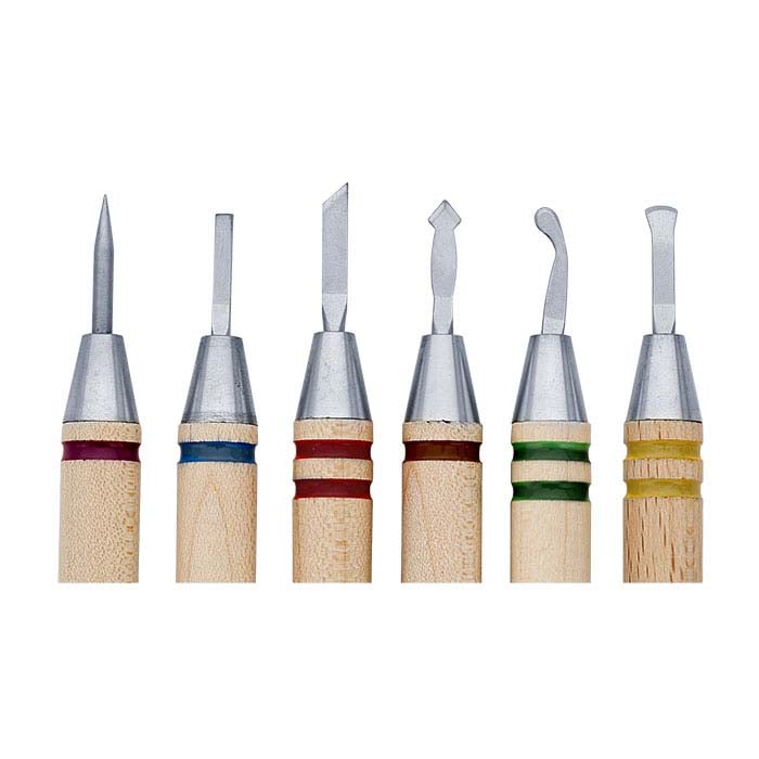 Wolf Wax Tool Set, Styles #1-#6, Basic - RioGrande