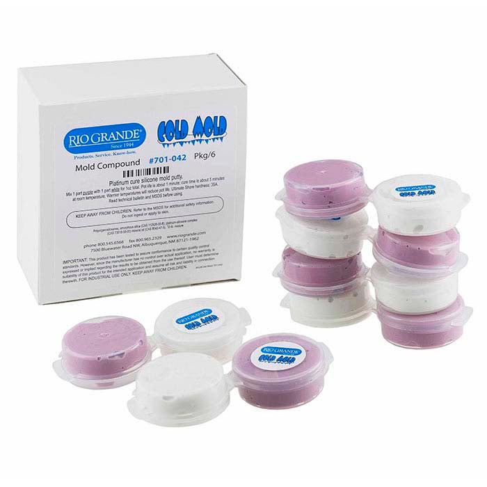 Rio Cold Mold Two-Part Silicone Compound, 1-oz. - RioGrande