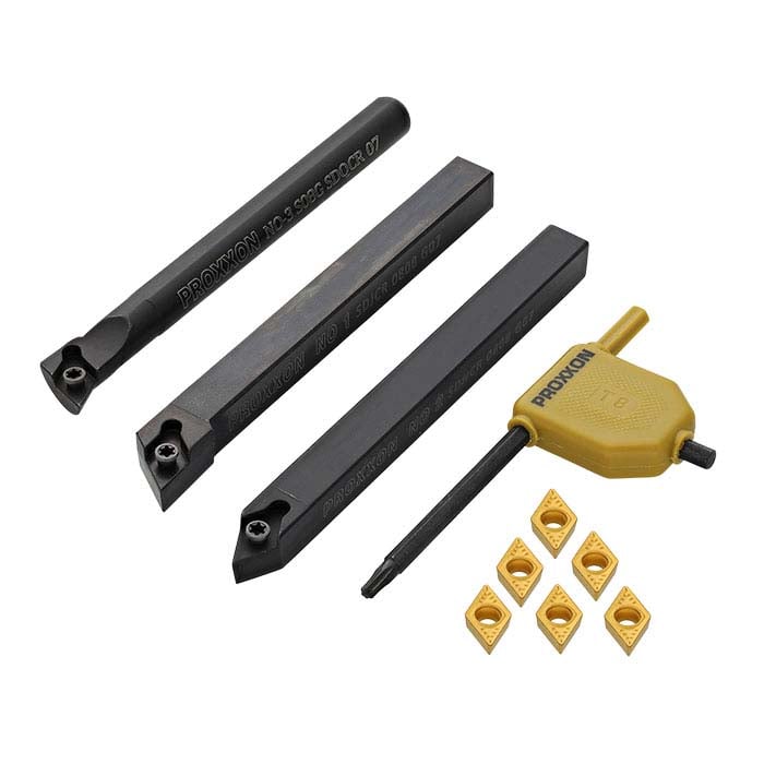 Proxxon Cutter Set with Tungsten Inserts for PD 250/E Lathe - RioGrande