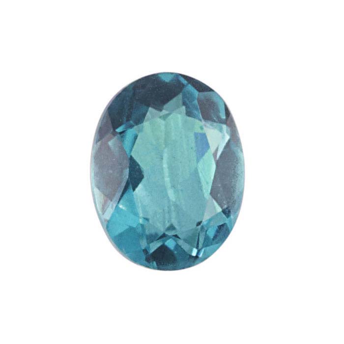 "Paraiba" Crystal Quartz Oval Triplet Faceted Gemstone - RioGrande