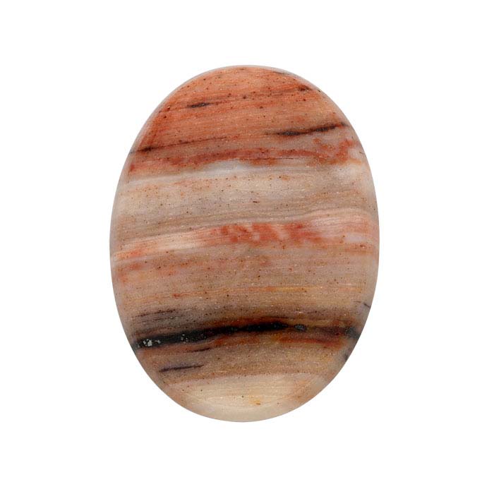 American Mined™ Oregon Red Jasper Oval Cabochons - RioGrande