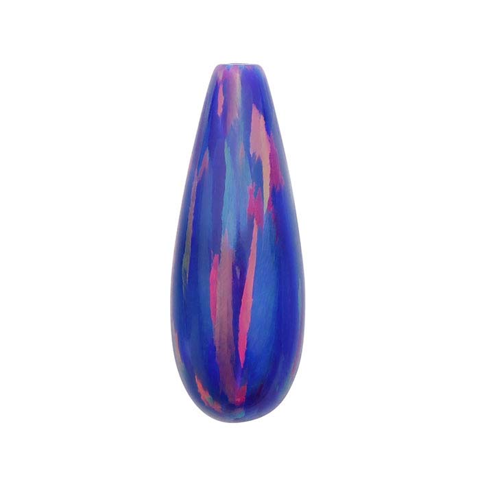 Kyocera Starry Night Opal 16 x 6mm Drop - RioGrande