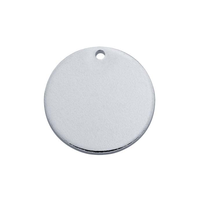 Sterling Silver 15.9mm Round Tag, 16-Ga., Soft - RioGrande