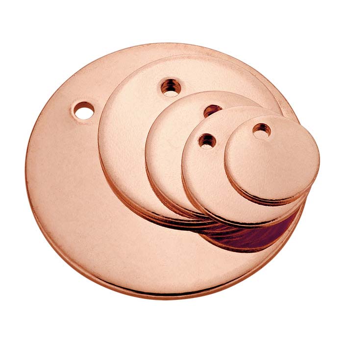 14/20 Rose Gold-Filled Round Tag - RioGrande