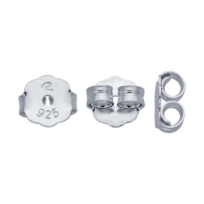 Sterling Silver 5.1mm Friction Ear Nut - RioGrande