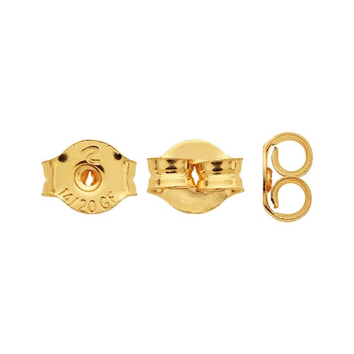14/20 Yellow Gold-Filled Friction Ear Nut - RioGrande