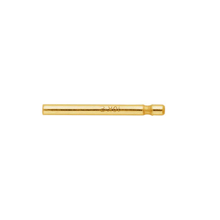 10K Yellow Gold Bullet-Style Friction Ear Post - RioGrande
