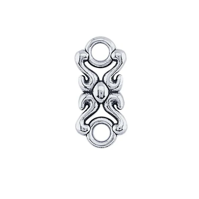 Sterling Silver Filigree Scroll Link Component - RioGrande