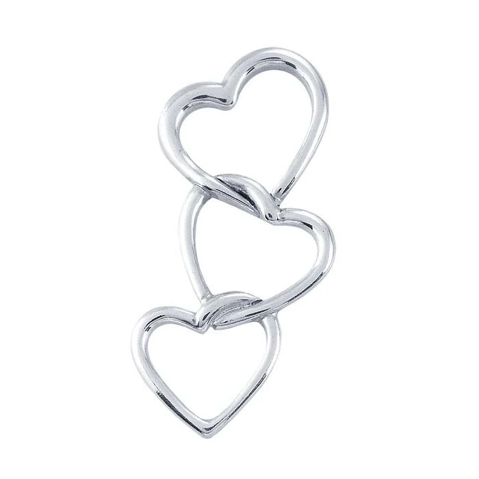 Sterling Silver Triple-Heart Pendant - RioGrande