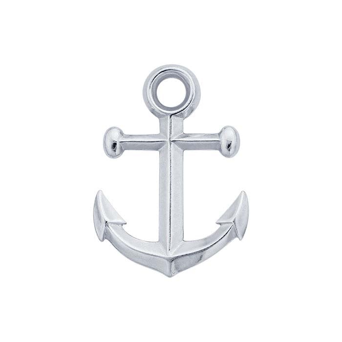 Sterling Silver Anchor Pendant - RioGrande